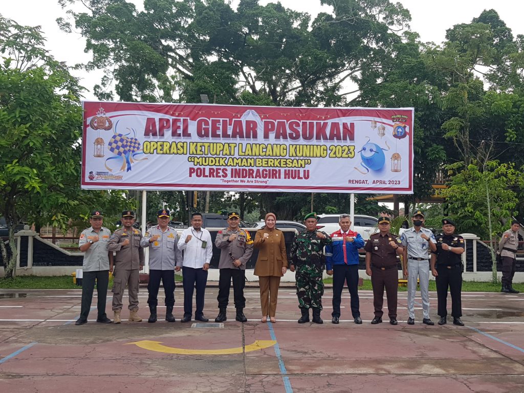 Apel Gelar Pasukan Operasi Ketupat Lancang Kuning 2023 “Mudik Aman Berkesan”.